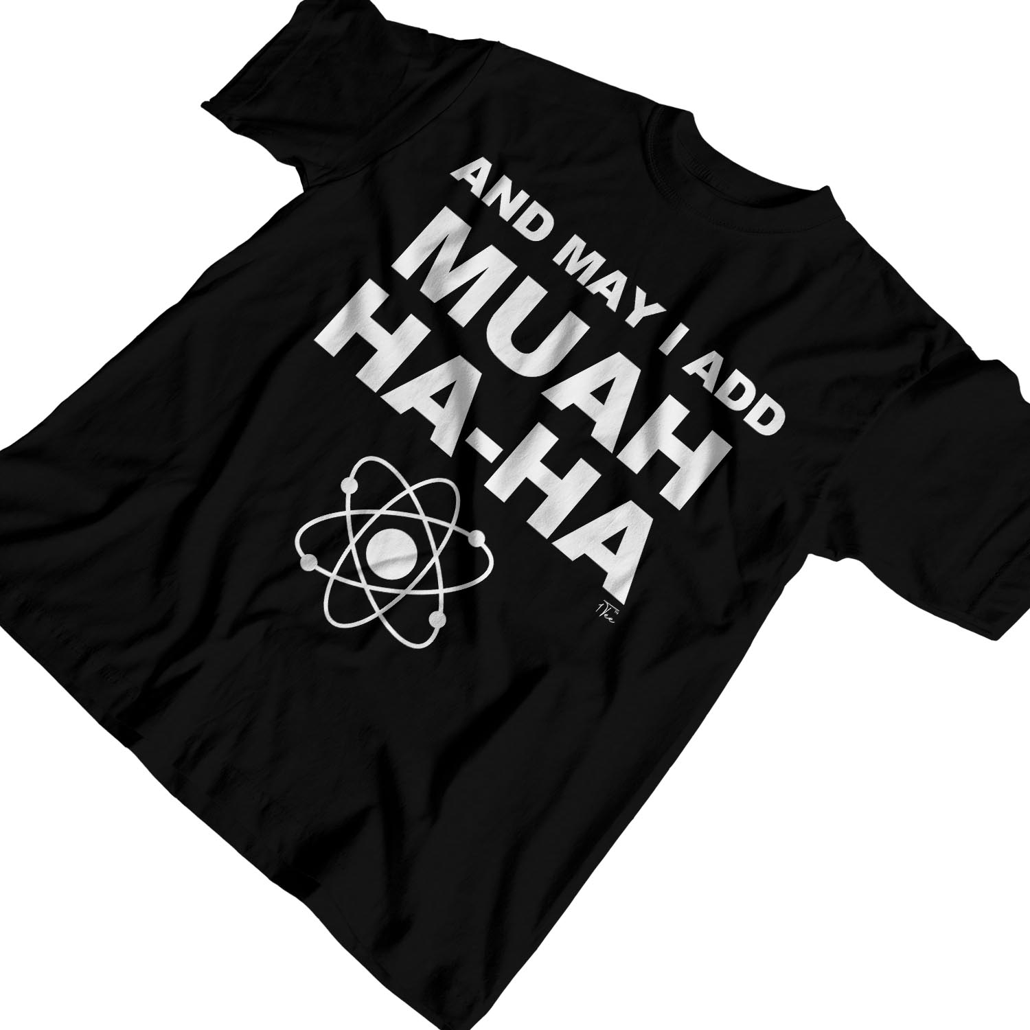 1Tee Mens Muah Ha-Ha T-Shirt | eBay