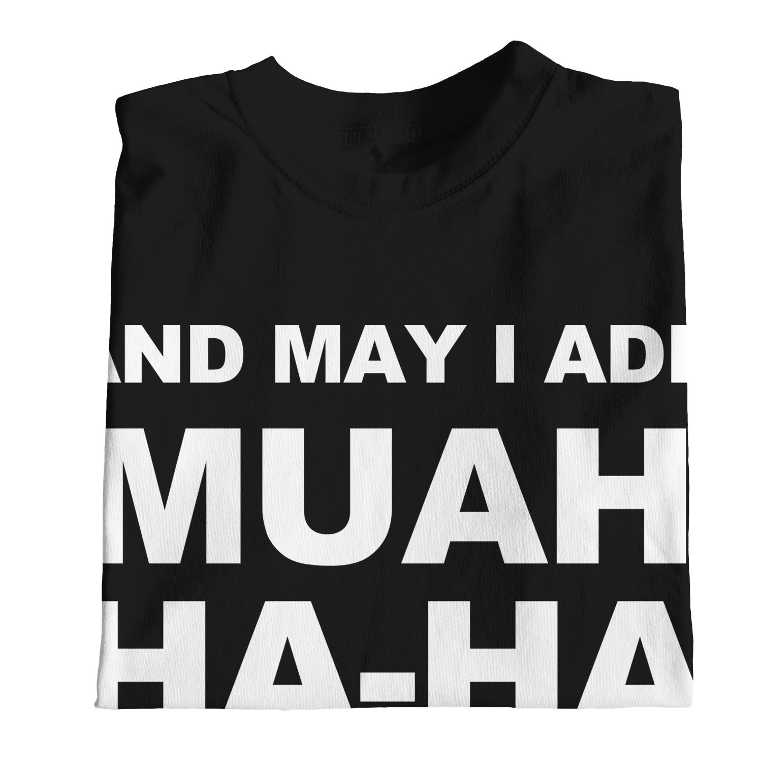 1Tee Mens Muah Ha-Ha T-Shirt | eBay