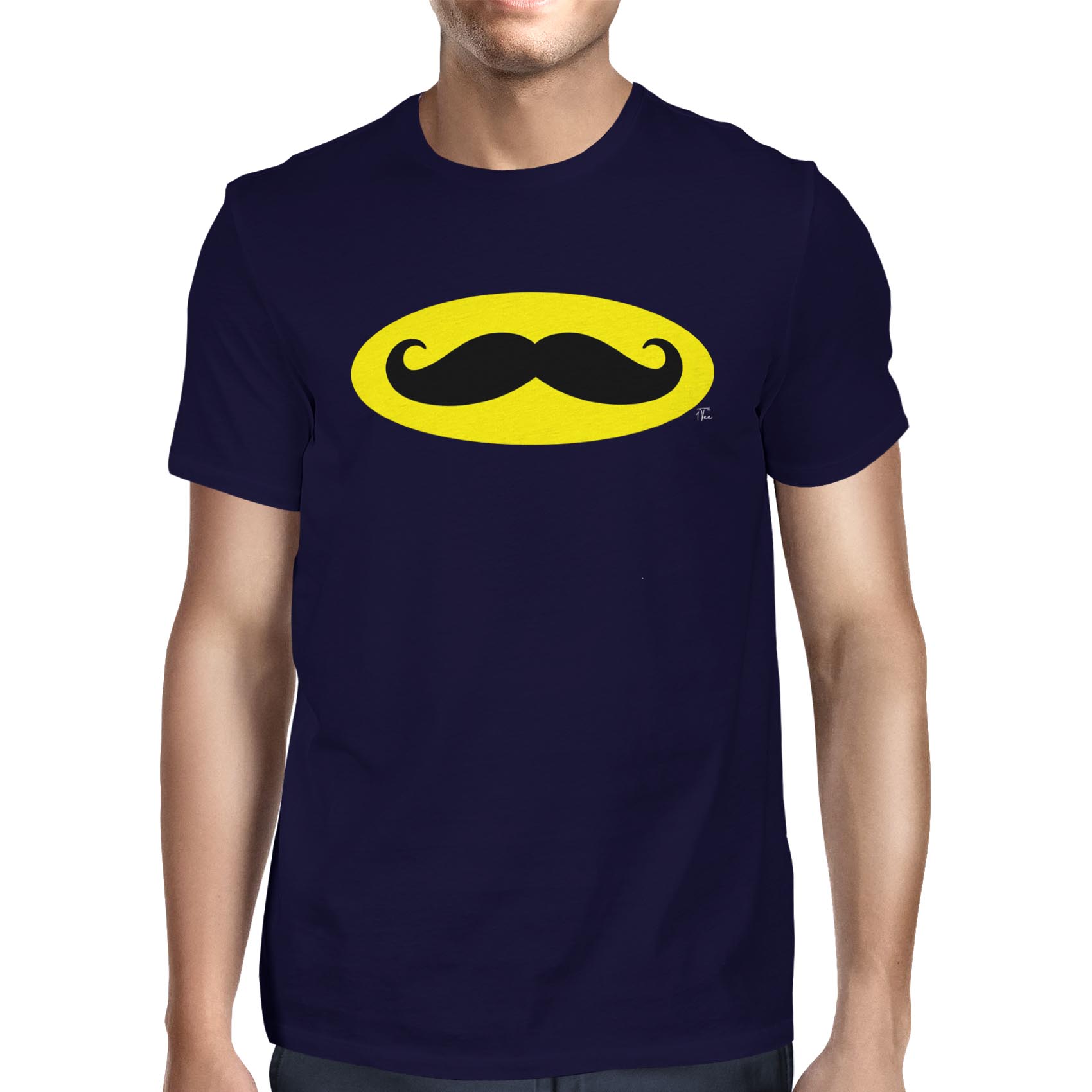 1Tee Mens Bat Moustache T-Shirt | eBay