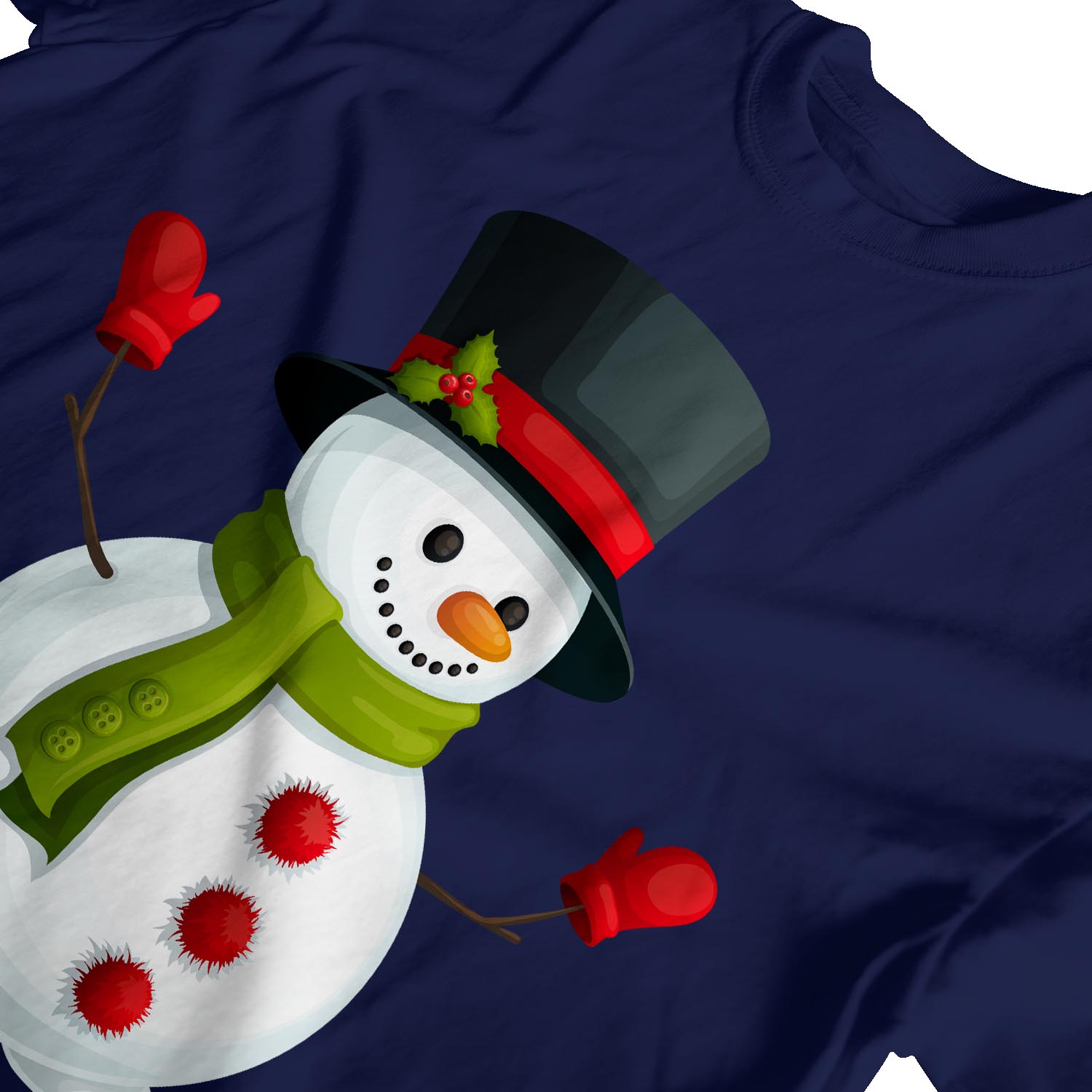 1Tee Mens Classic Snowman Christmas T-Shirt | eBay UK