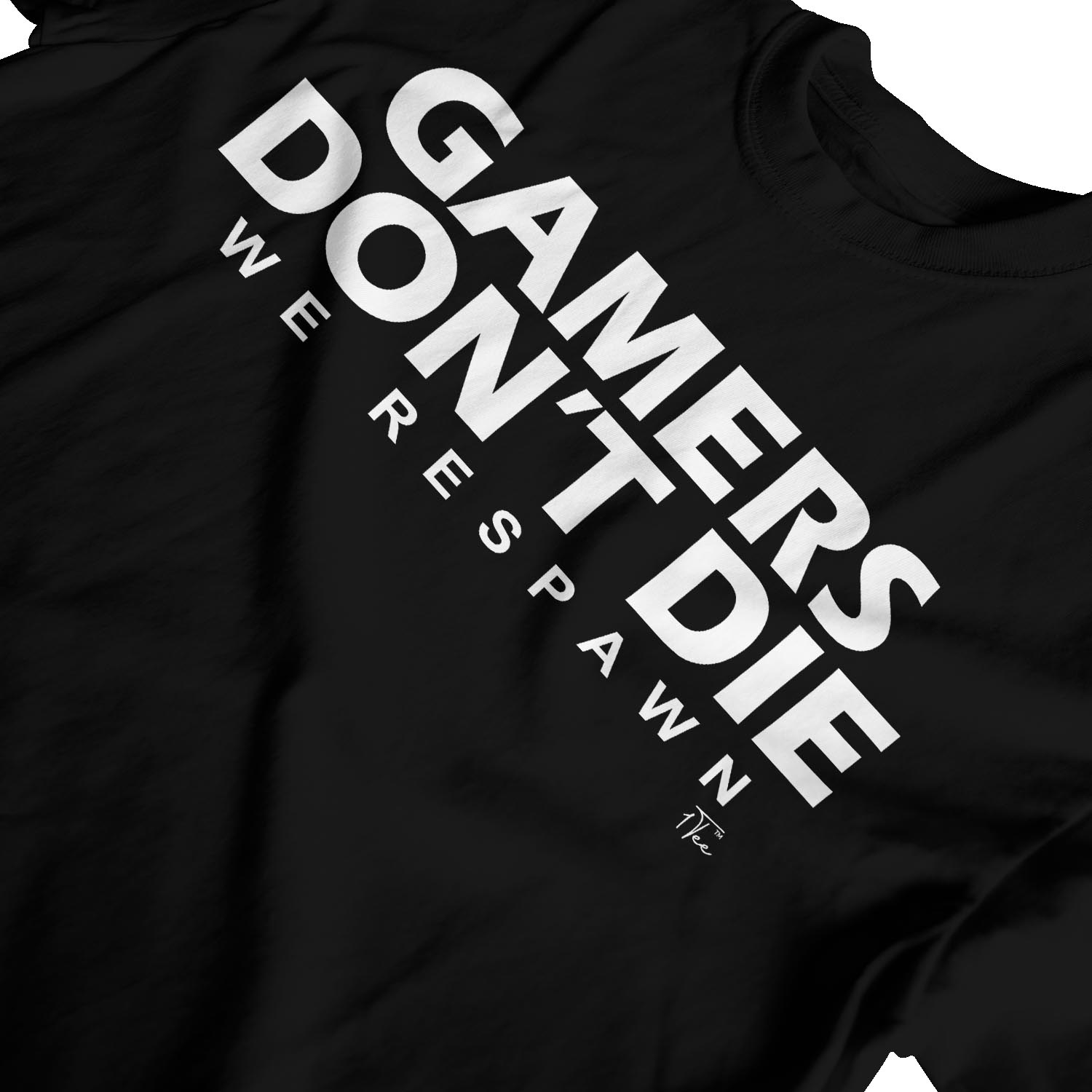 1Tee Mens Gamers Don't Die, We Respawn T-Shirt | eBay