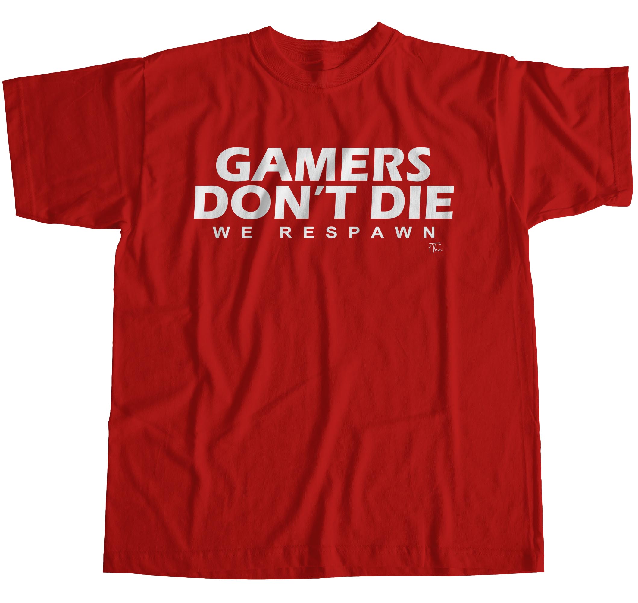 1Tee Mens Gamers Don't Die, We Respawn T-Shirt | eBay