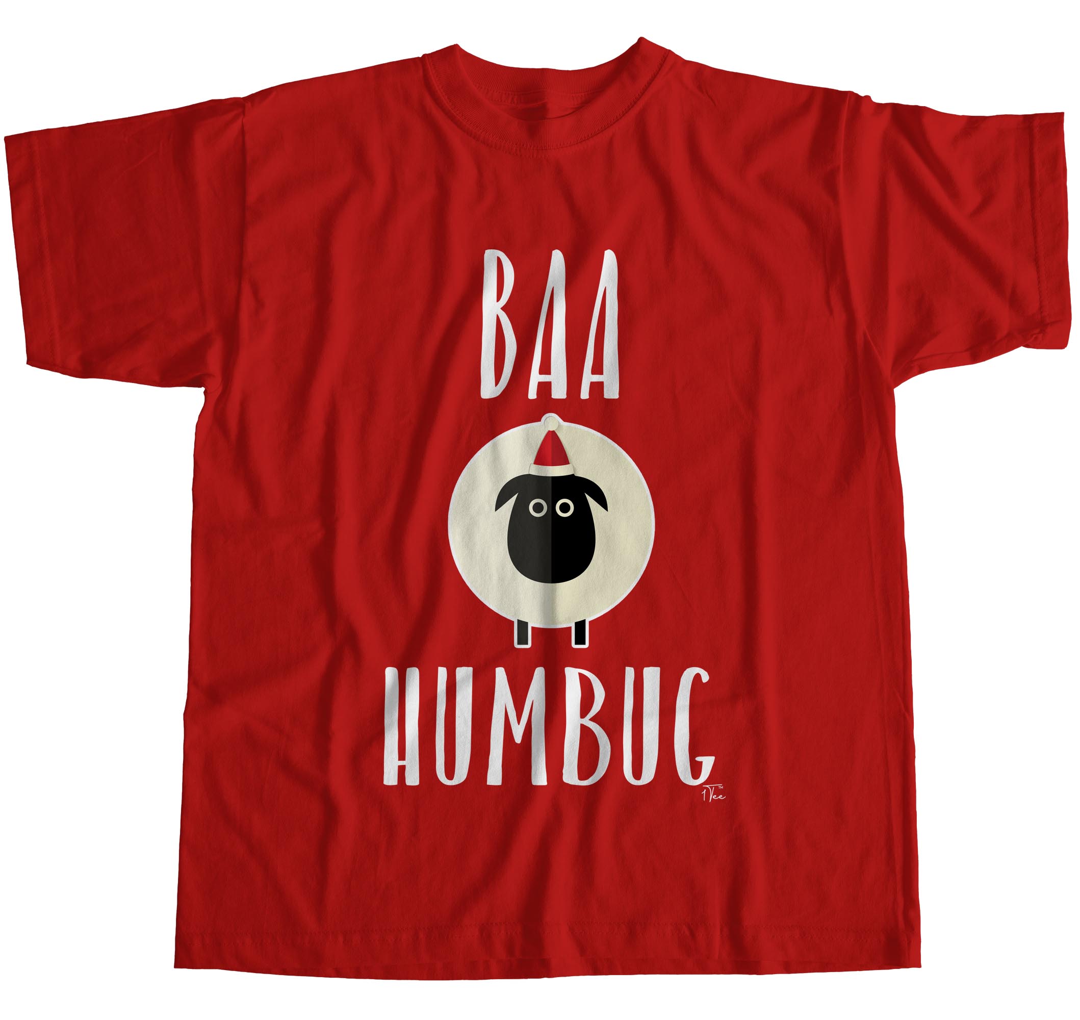 1Tee Mens Baa Humbug Sheep Christmas T-Shirt | eBay