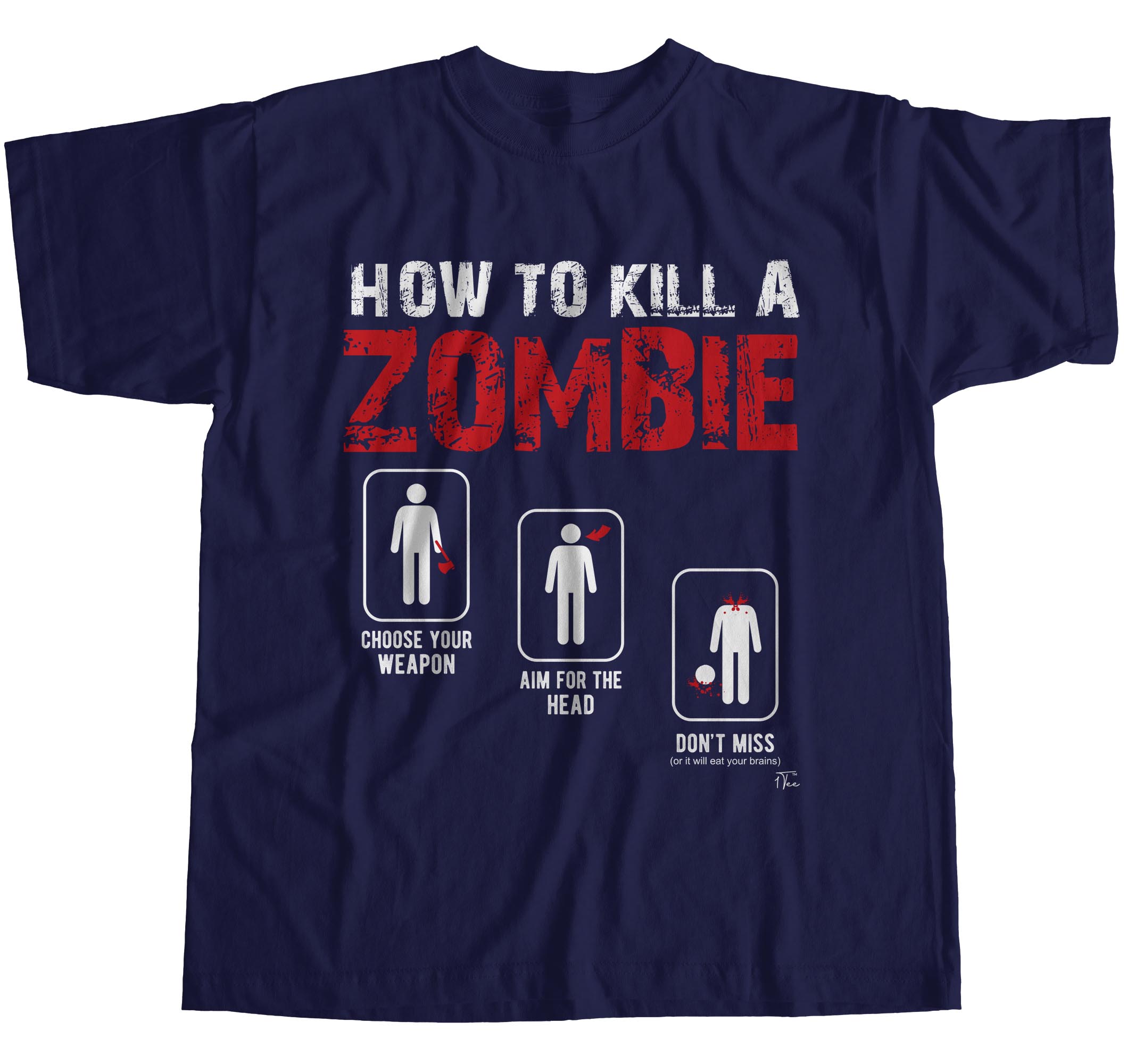 1Tee Mens How to Kill a Zombie Process T-Shirt | eBay