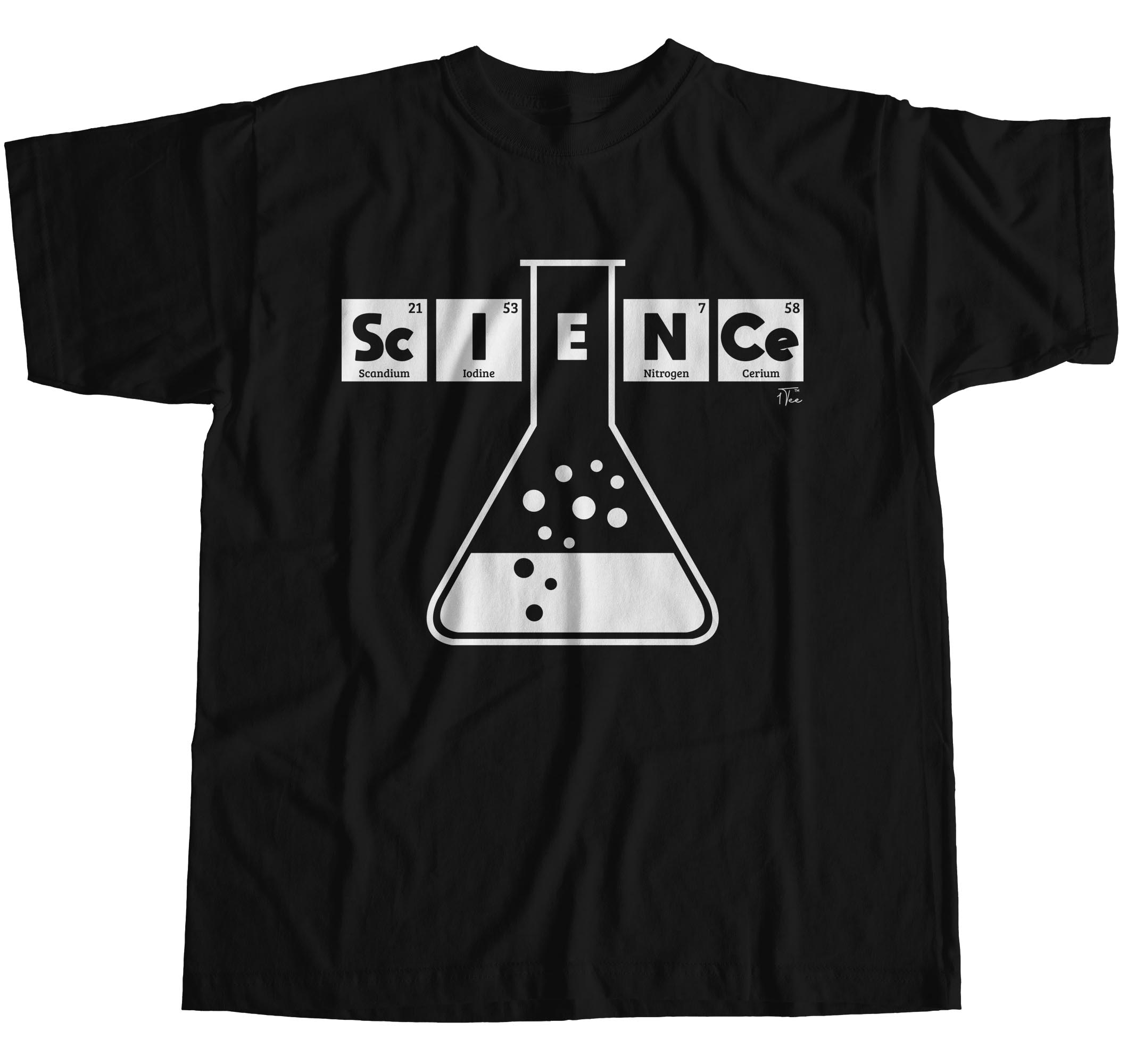 1Tee Mens Science Flask Periodic Table T-Shirt | eBay