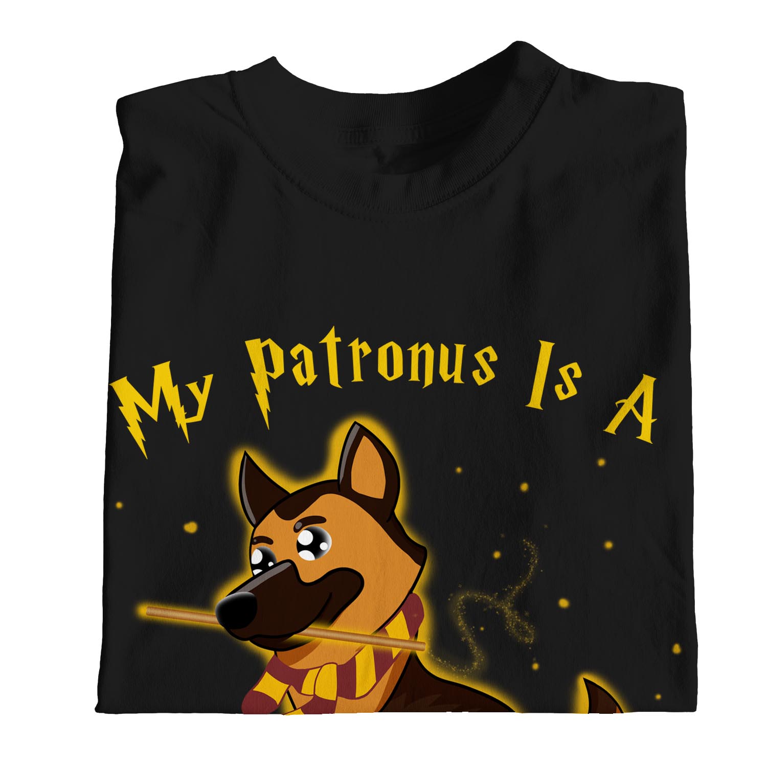 1Tee Mens My Patronus Is A Shepherd Dog T-Shirt | eBay