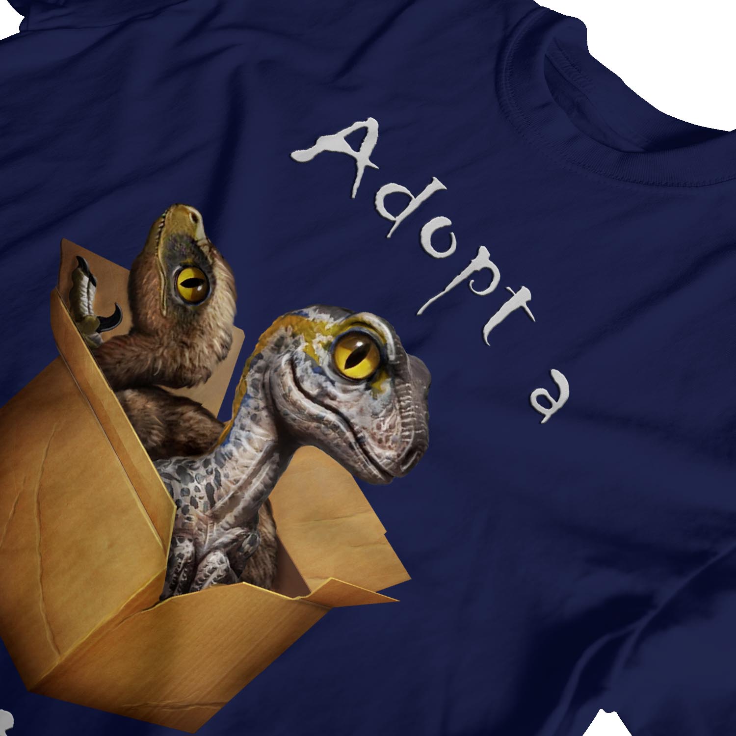 1Tee Mens Adopt A Raptor Dinosaur T-Shirt | eBay UK