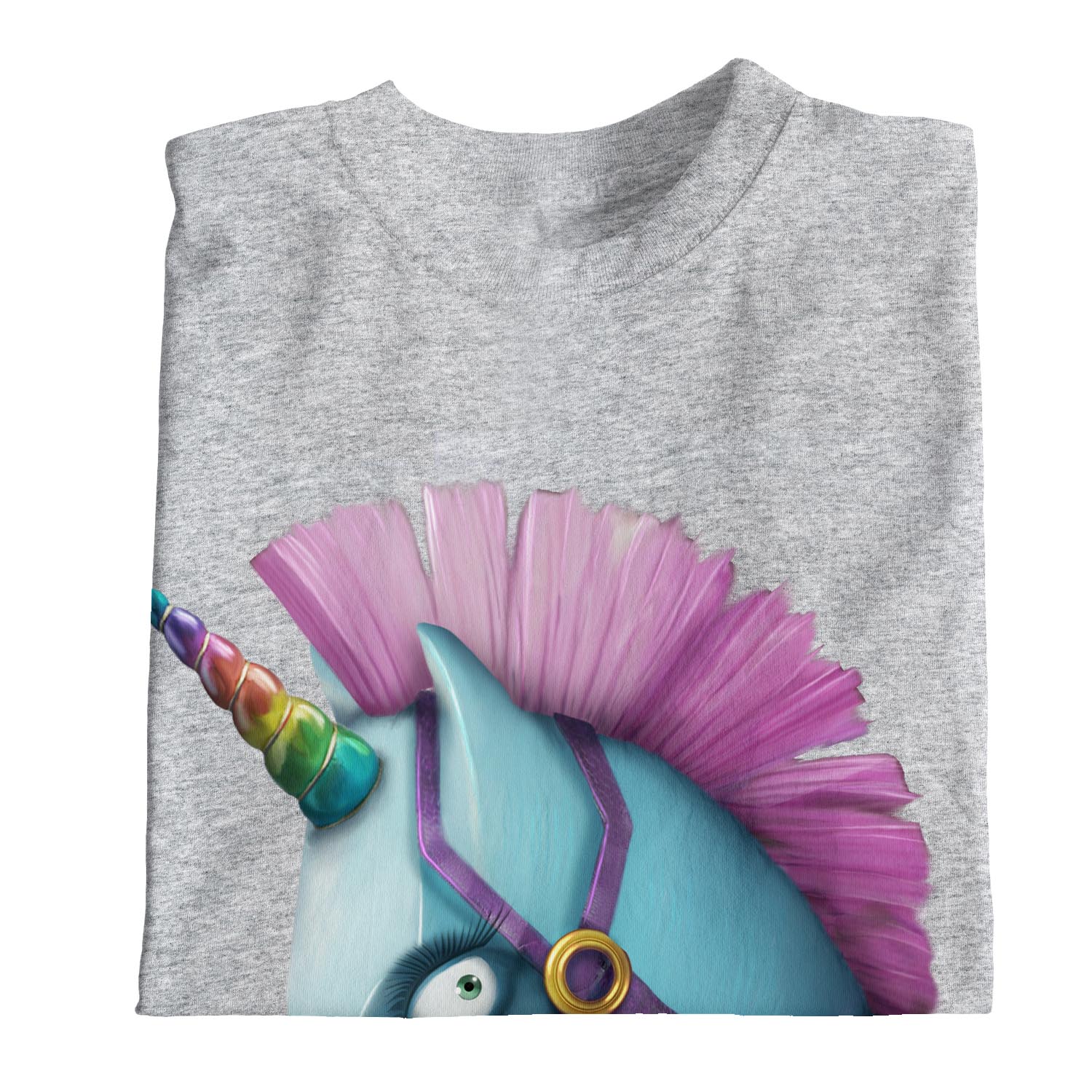 1Tee Mens Mohawk Unicorn T-Shirt | eBay