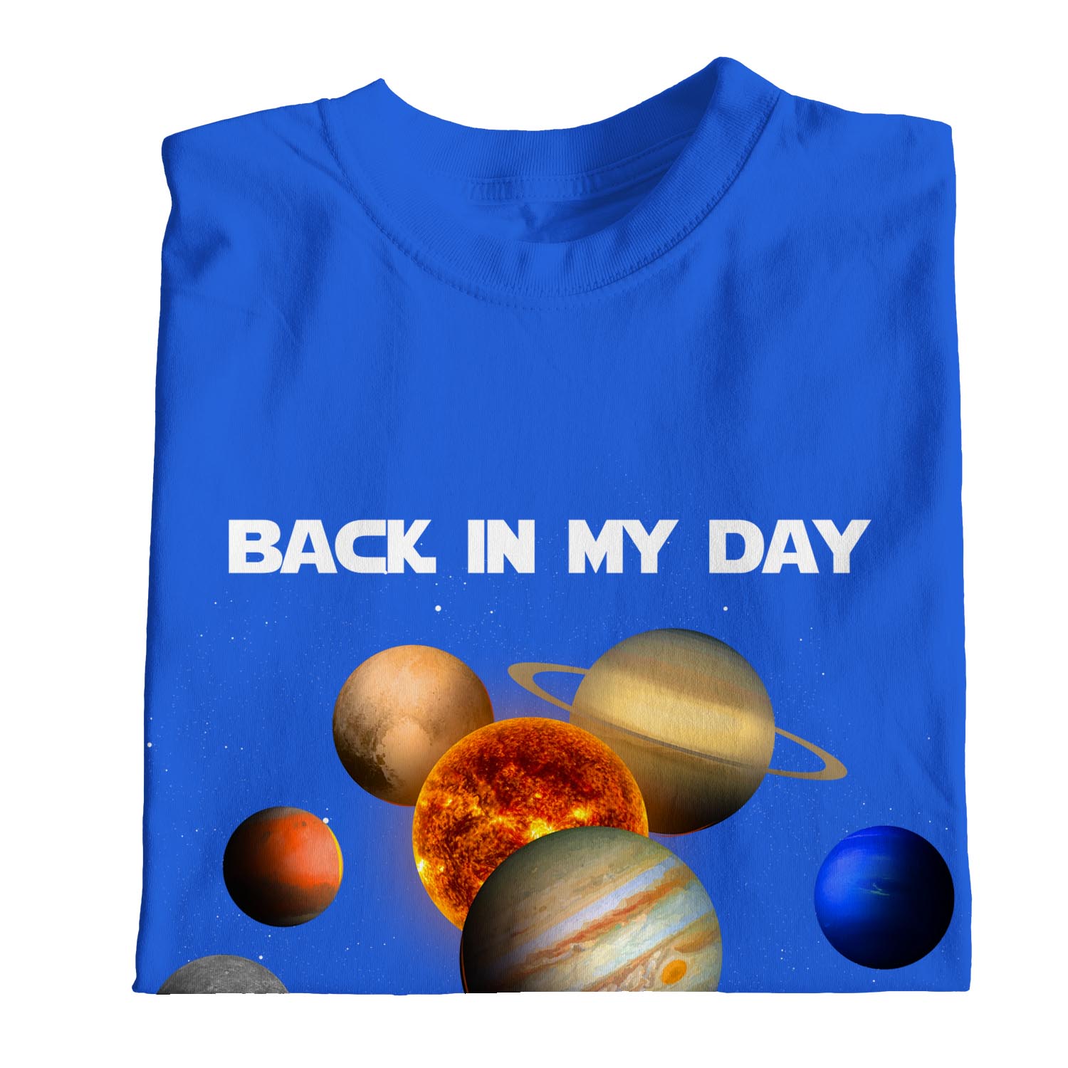 1Tee Mens Back In My Day We Had 9 Planets T-Shirt | eBay